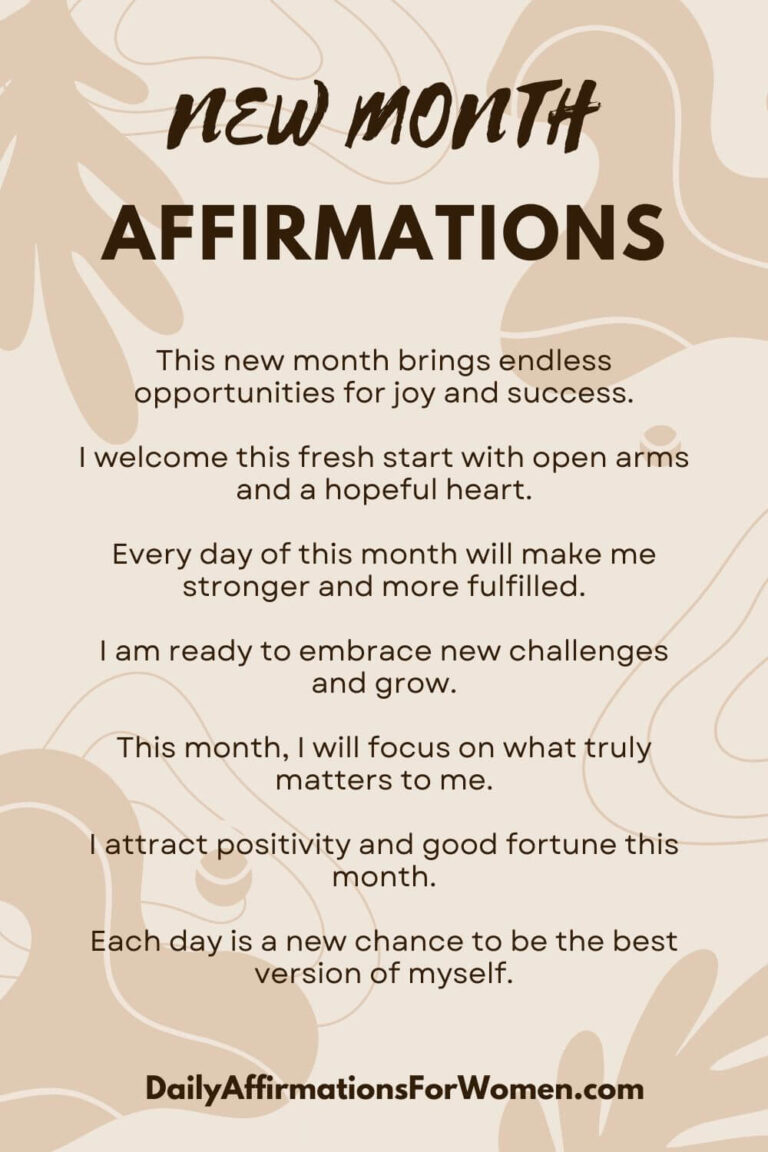 120 New Month Affirmations for Positive Change [May 2026 ]