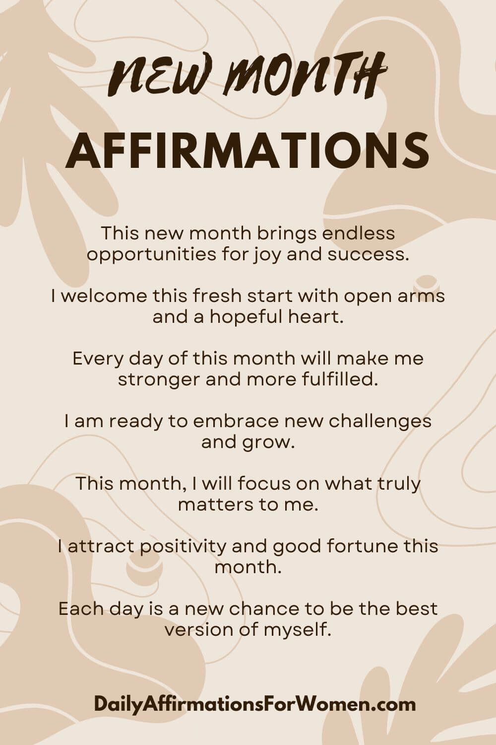 120 New Month Affirmations for Positive Change [May 2026 ]
