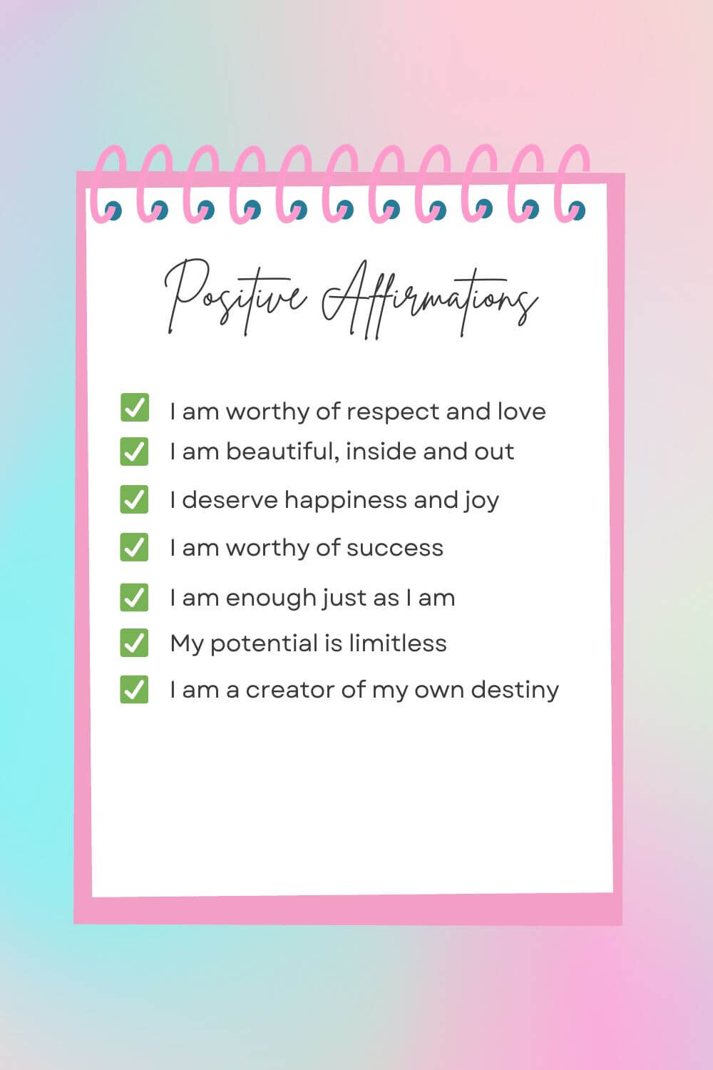 100 Positive Affirmations for Women for Every Morning